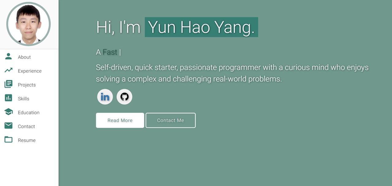 Yun Hao Yang Data Analyst Industrial Engineer Industrial Engineer